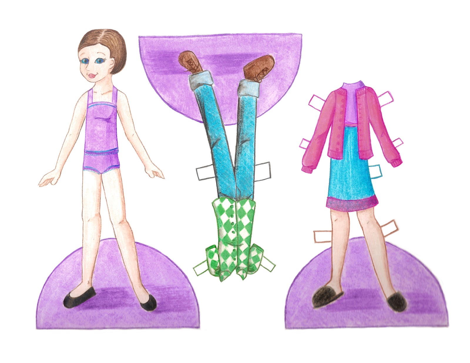 Paper Doll School: October 2012