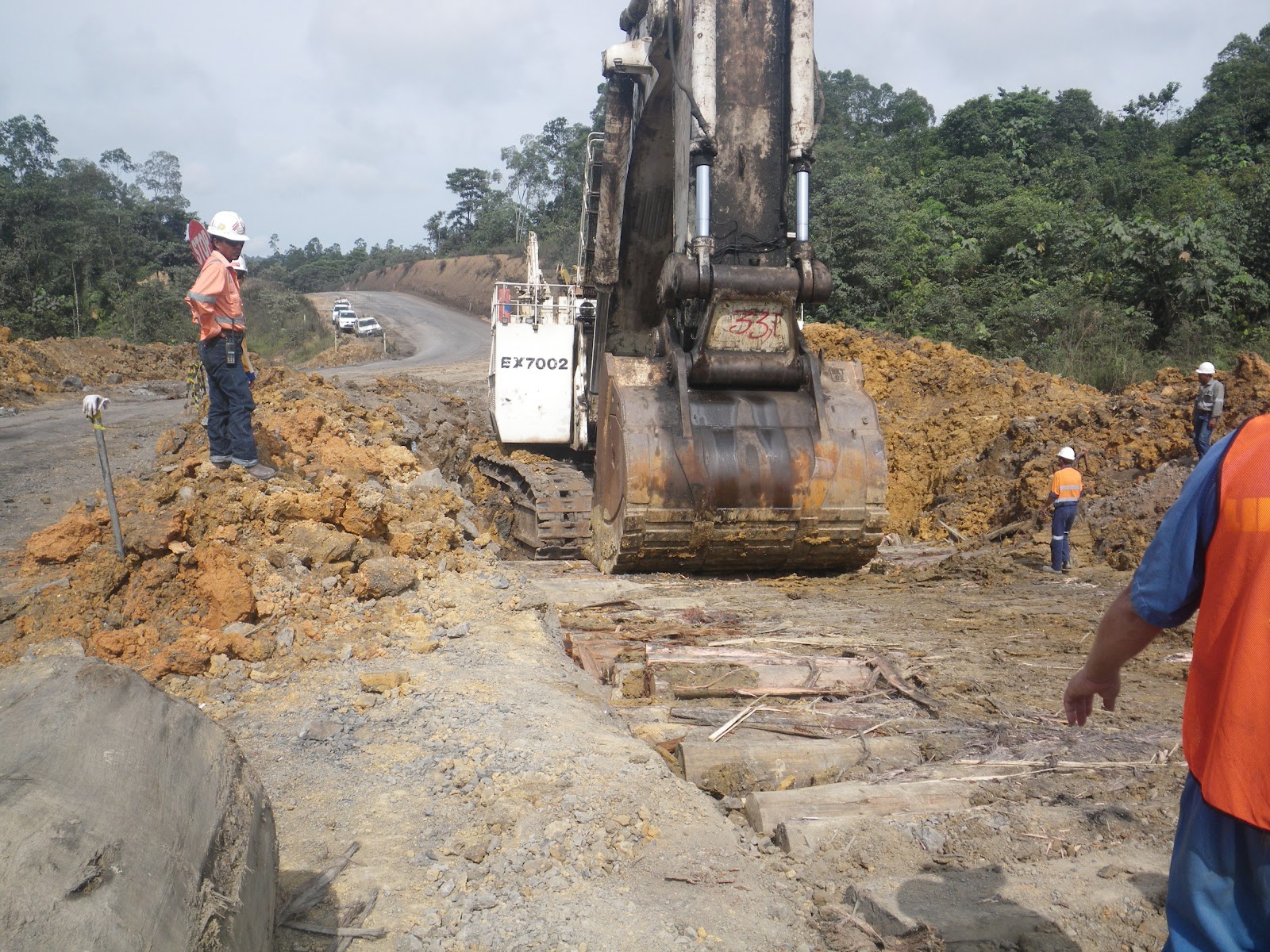 Mining Mayhem: Two Bogged Excavators