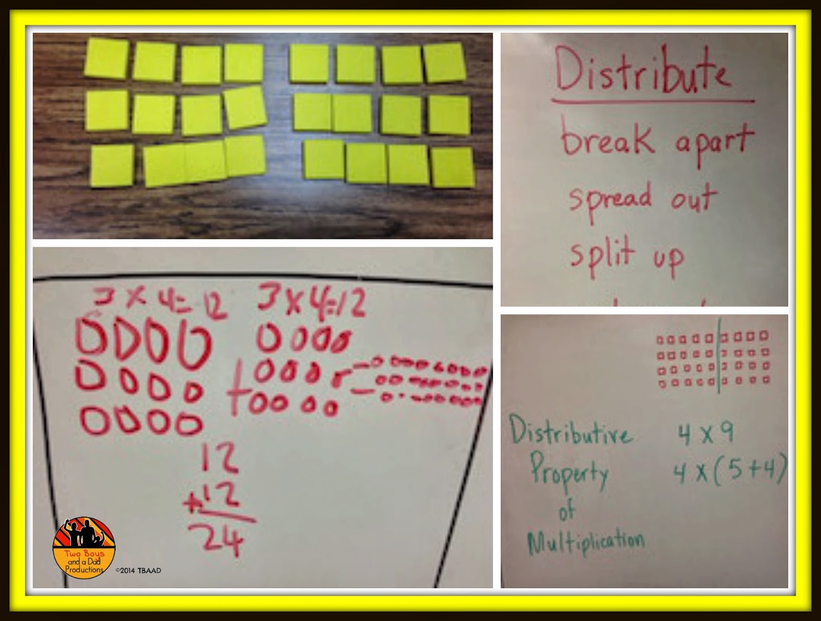 Discovering the Distributive Property of Multiplication - Two Boys and ...