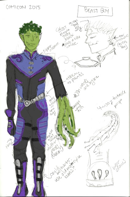 Adventures in Cosplay: Teen Titans - Beast Boy's Gloves, Boots, and ...