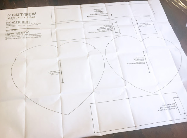 Hey! Cut/Sew Ita Bag Pattern Tutorial
