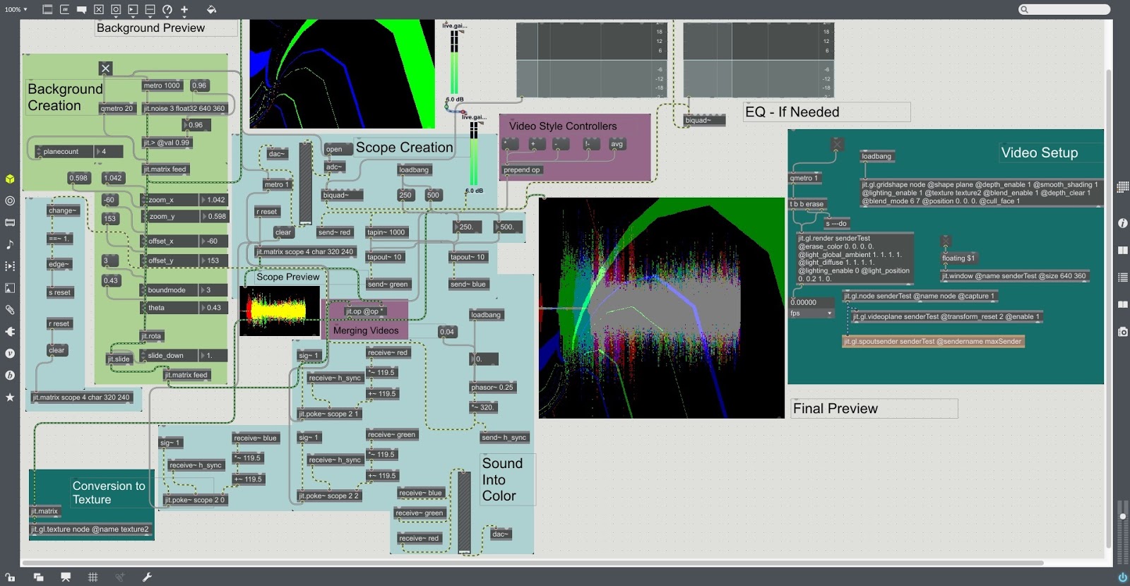 ATEC_ProjectionMapping: David Rake: Projection 1 Backdrop Mapping