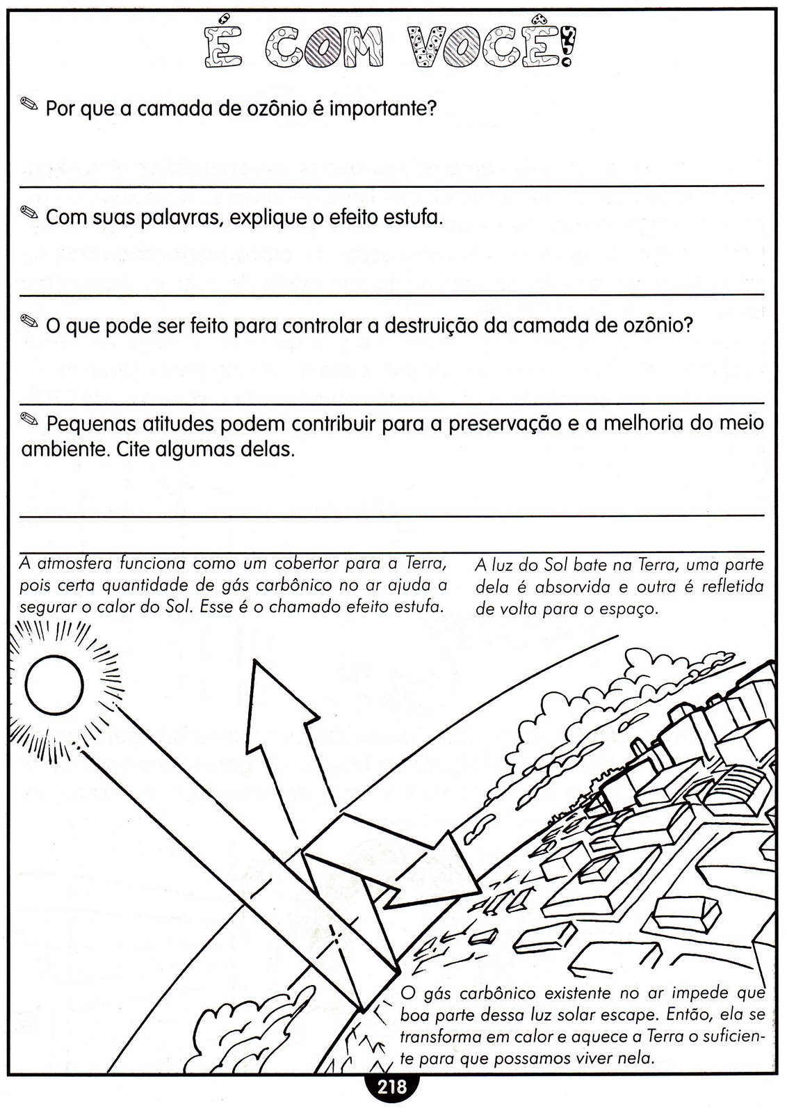 CiÊncias Ar Atmosfera PressÃo AtmosfÉrica Gases ExercÍcios 75
