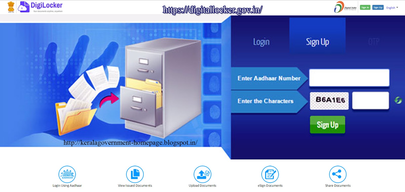 KERALA GOVERNMENT: Digi Locker facility from Central Government for ...
