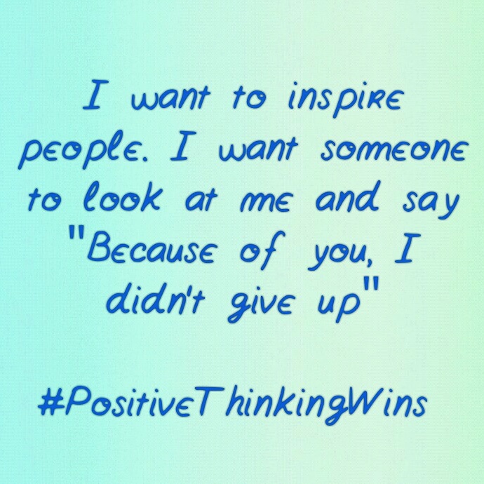 Positive Thinking Wins!