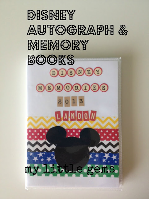 My Little Gems: DIY Disney Autograph and Memory Books