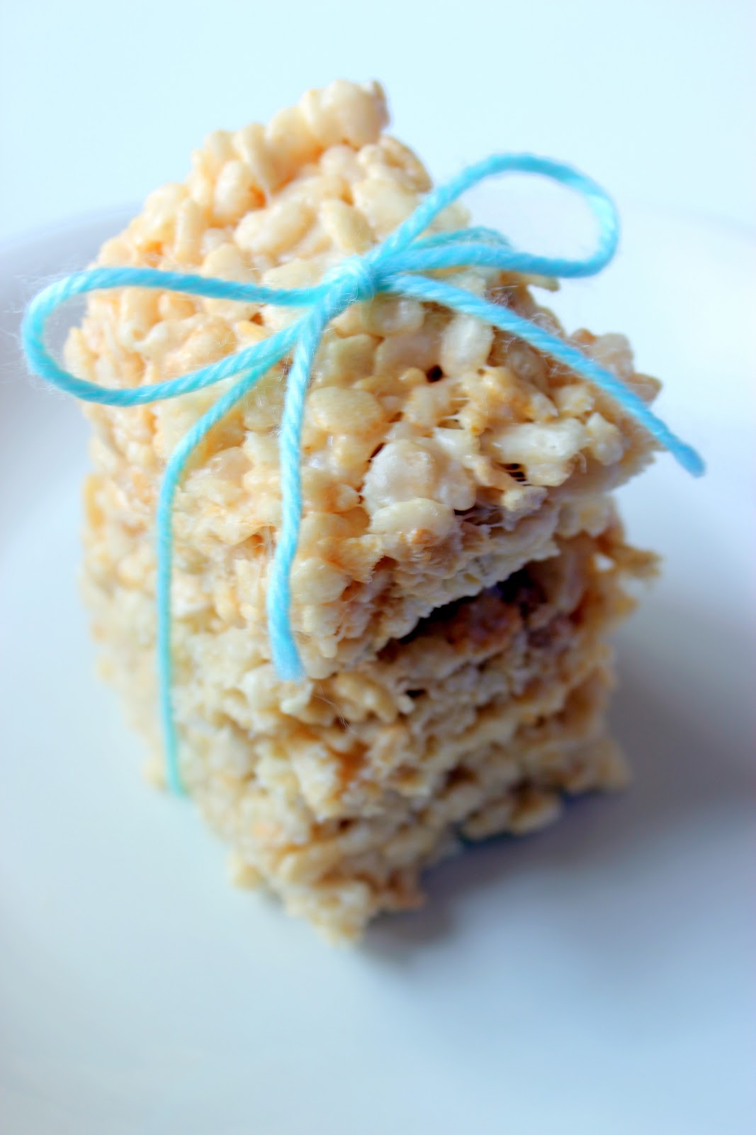 Swavory Stuff: white chocolate rice krispie treats
