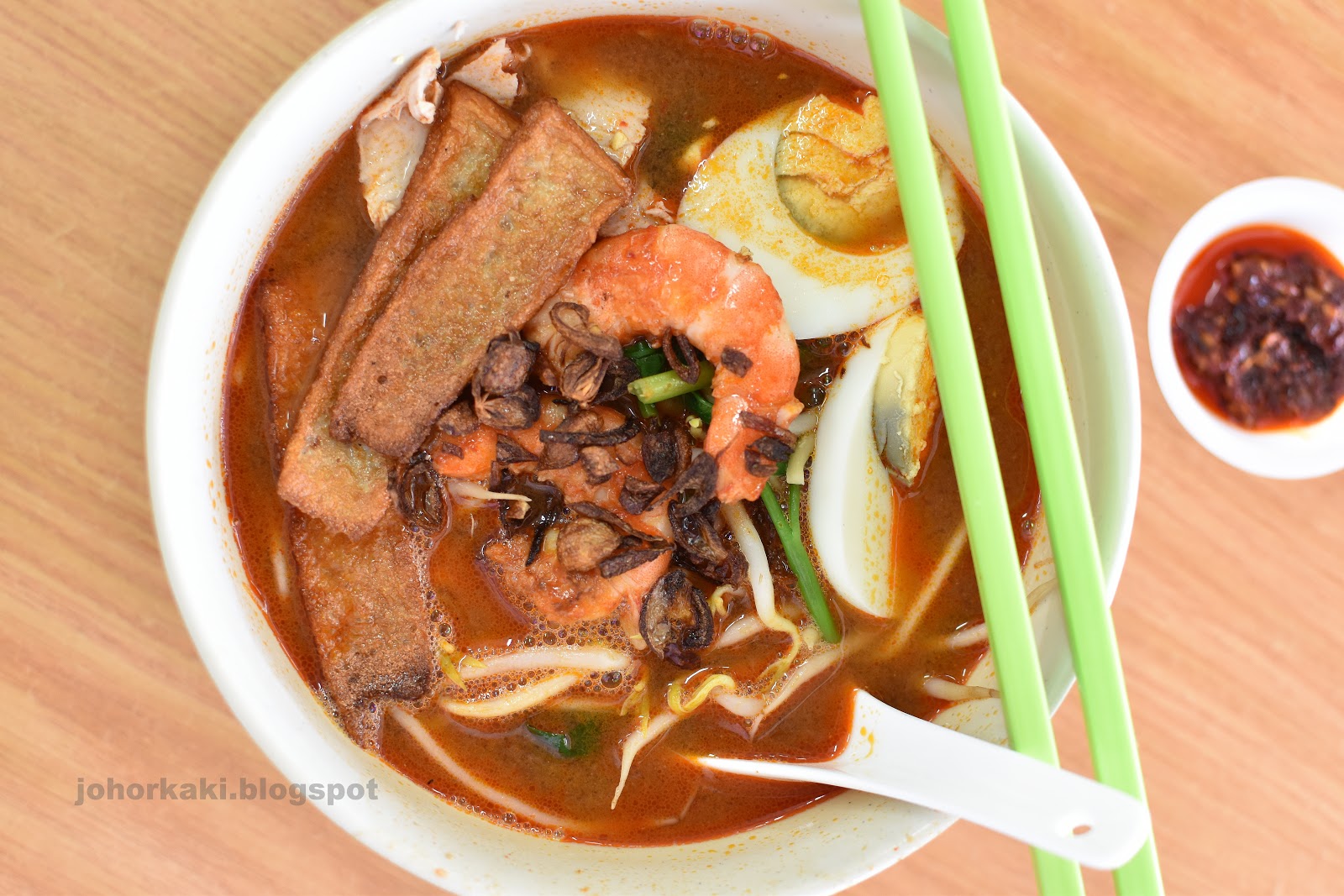 Penang Prawn Mee Johor Baru Desa Cemerlang Anak JB 好运来咖啡店 |Tony Johor ...
