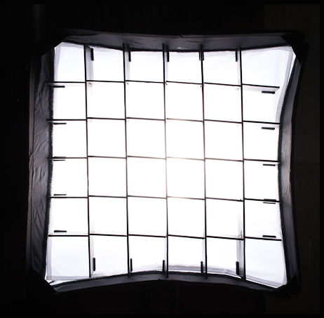 PhotoCompass: Quick DIY softbox grid