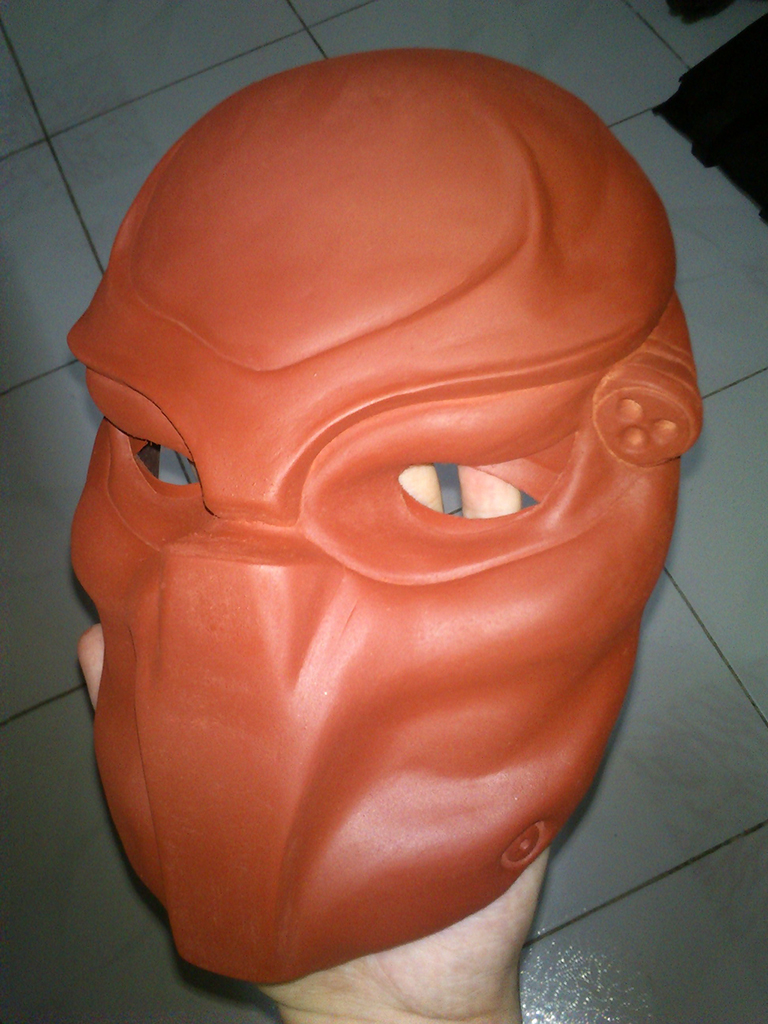 Kade Chan Origami Blog 香港摺紙工作室 (日誌): Making of Predator mask