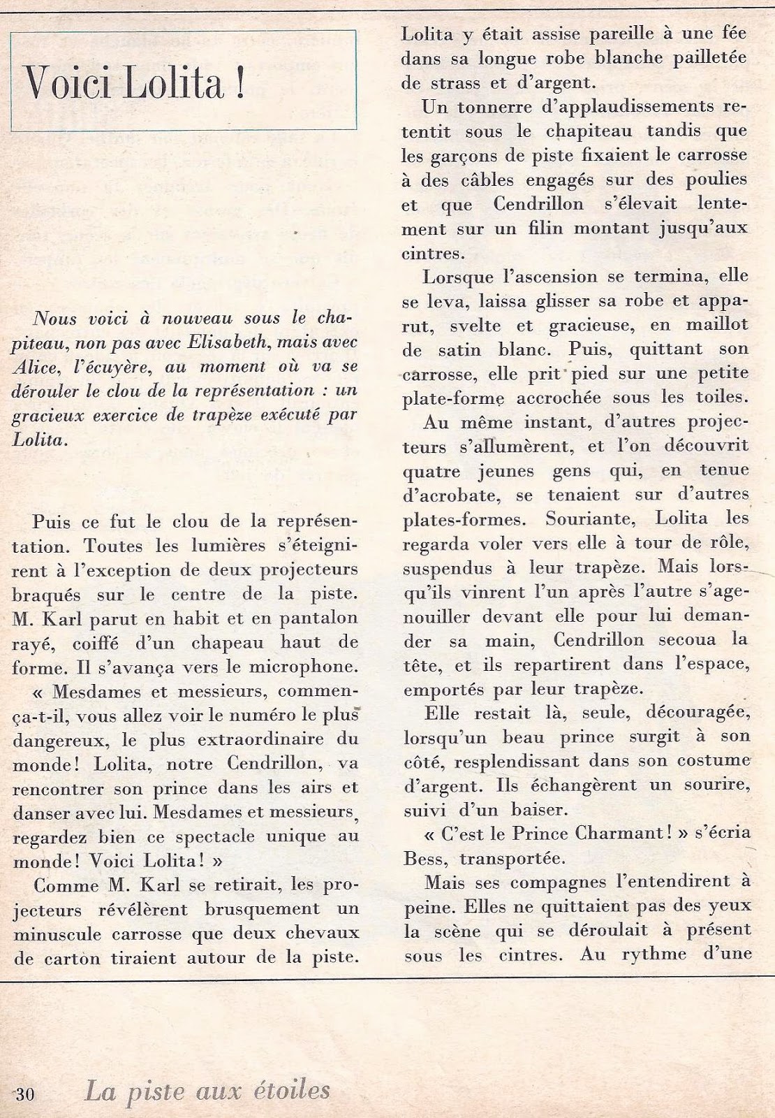 école : références: Lecture CM1 : le cirque (4 textes)