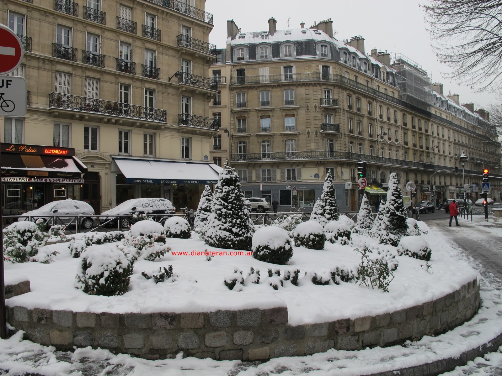 Diana Teran : FOTOS de PARÍS con NIEVE – Calles – Catedral de Notre ...