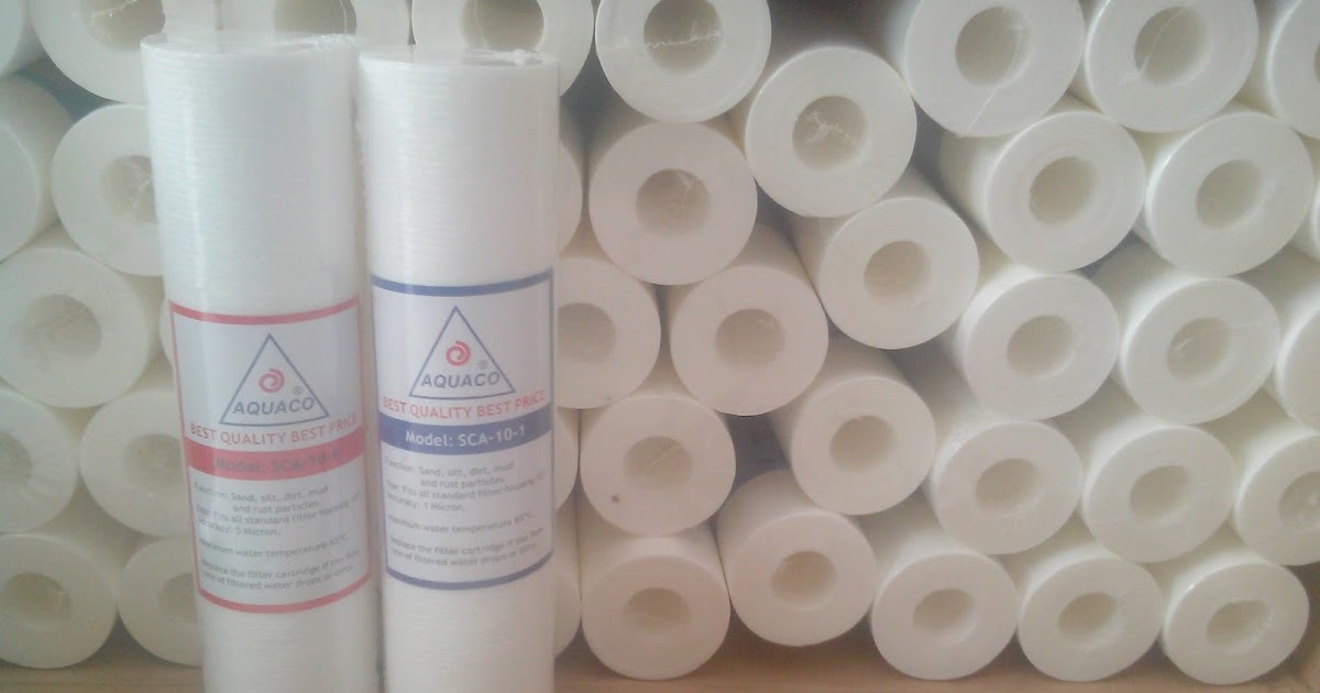 Harga Cartridge Filter Air Spund Ukuran 1 Mikron 20 Inch Merk Aquaco ...