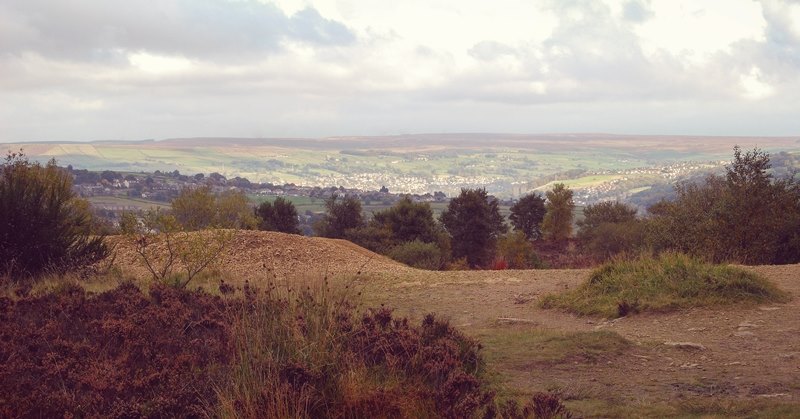 the Brontë Sisters: Beautiful pictures of the Haworth moors in autumn.