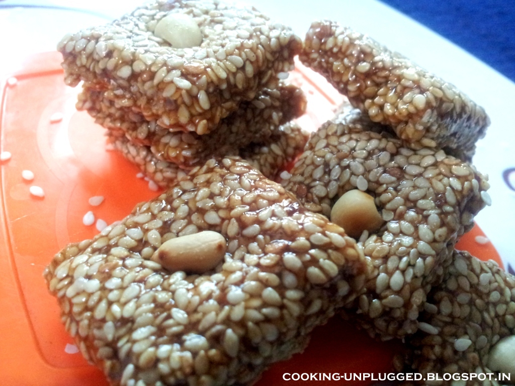 Flavors from my kitchen !: Sesame Chikki