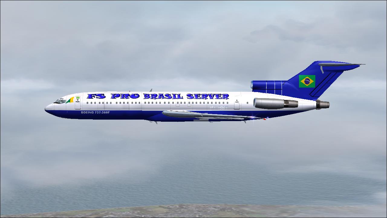 FS2004 - 727-200 FS PRO BRASIL SERVER (Aerosim)
