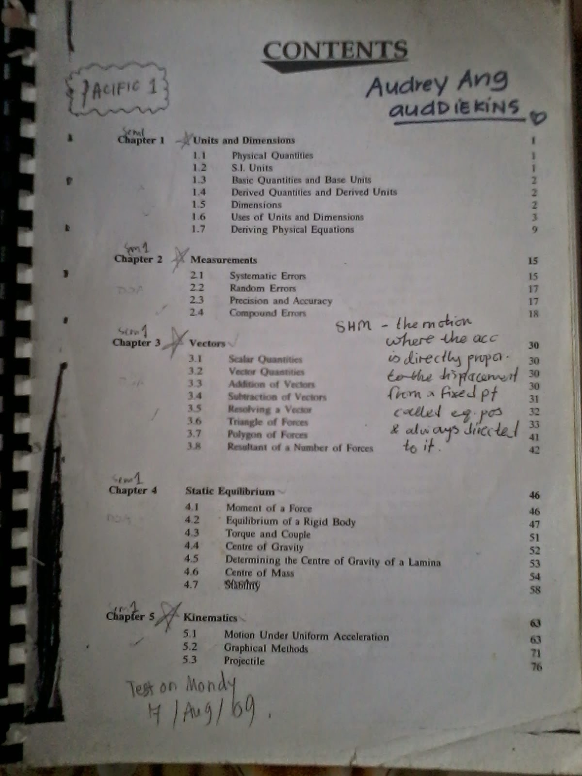 PACIFIC A LEVEL PHYSICS VOL 1 [Panpac Education]