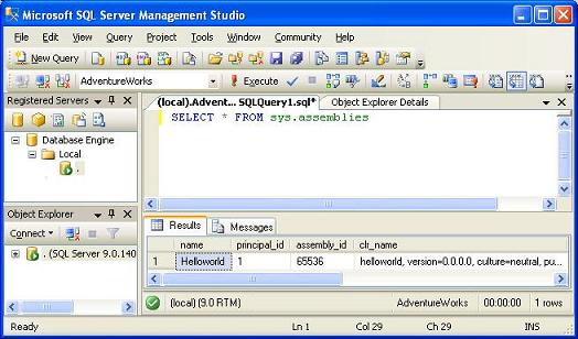 SQLCoffee en Español: Usando Integración CLR en SQL Server 2005