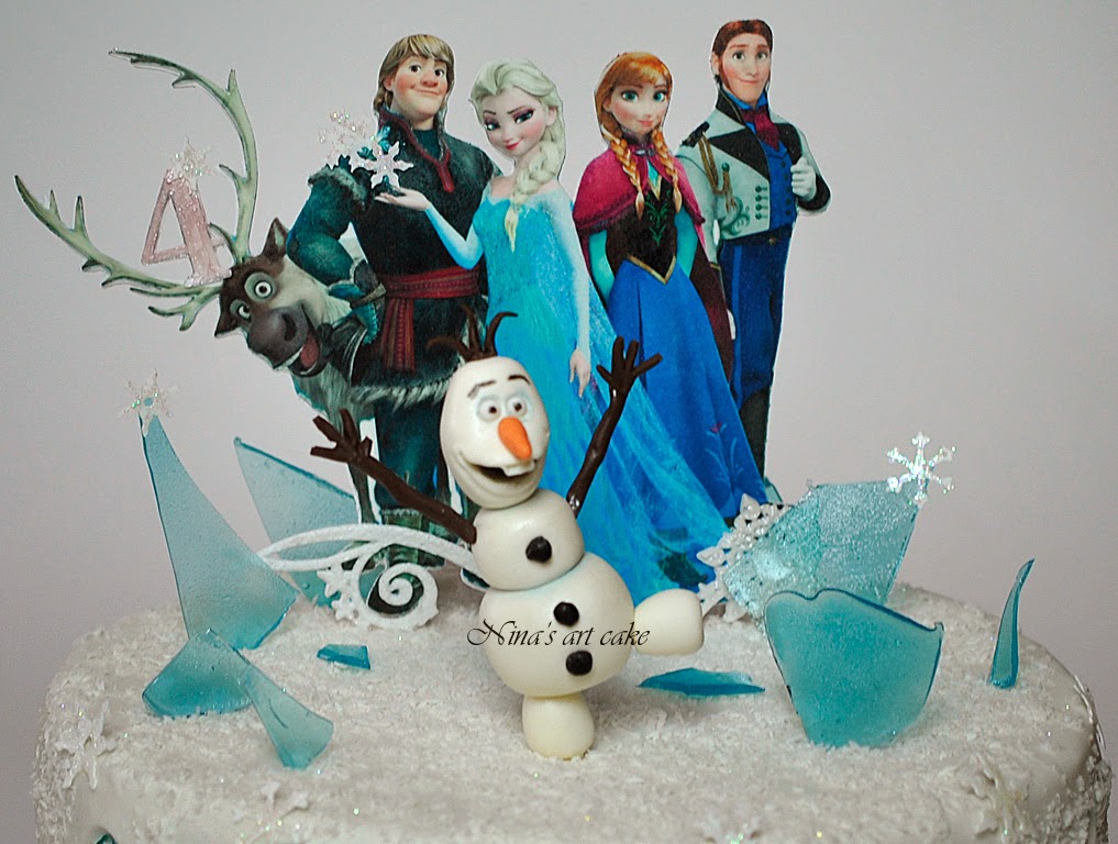 Nina's Art Cake: Tort "Frozen" pentru Rebeca