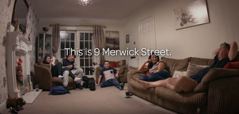 A family let talktalk and creative agency CHI&Partners install cameras ...