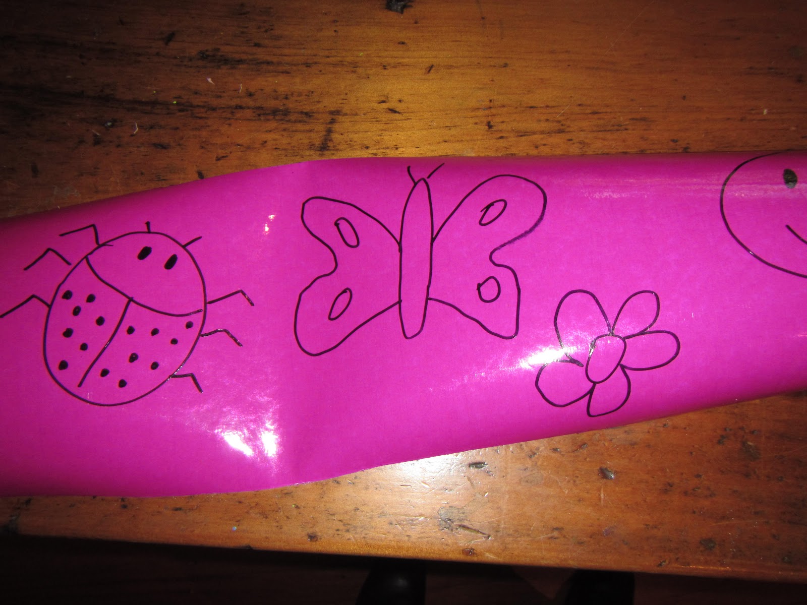 Crafty little people: The joy of contact paper