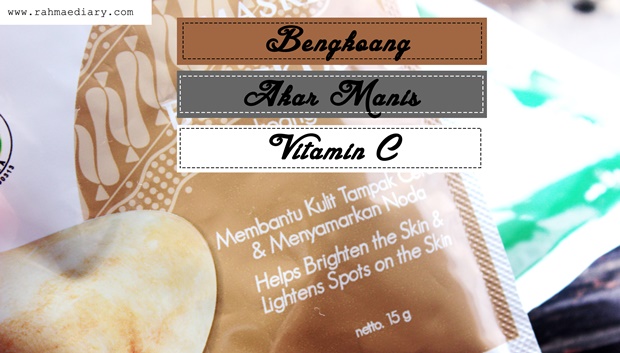 Peeling Mundisari dan Masker Bengkoang Mustika Ratu | Rahma Diary