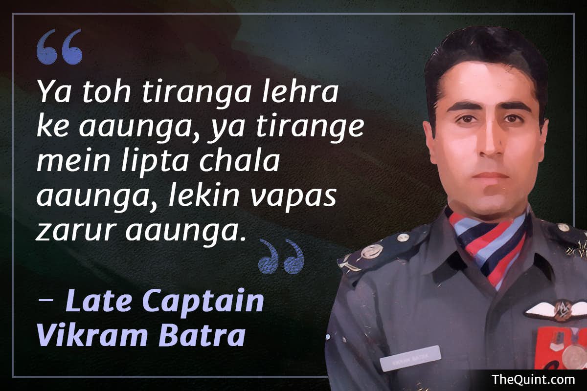 SK's BLOG : INDIAN SOLDIER , CAPTAIN VIKRAM BATRA