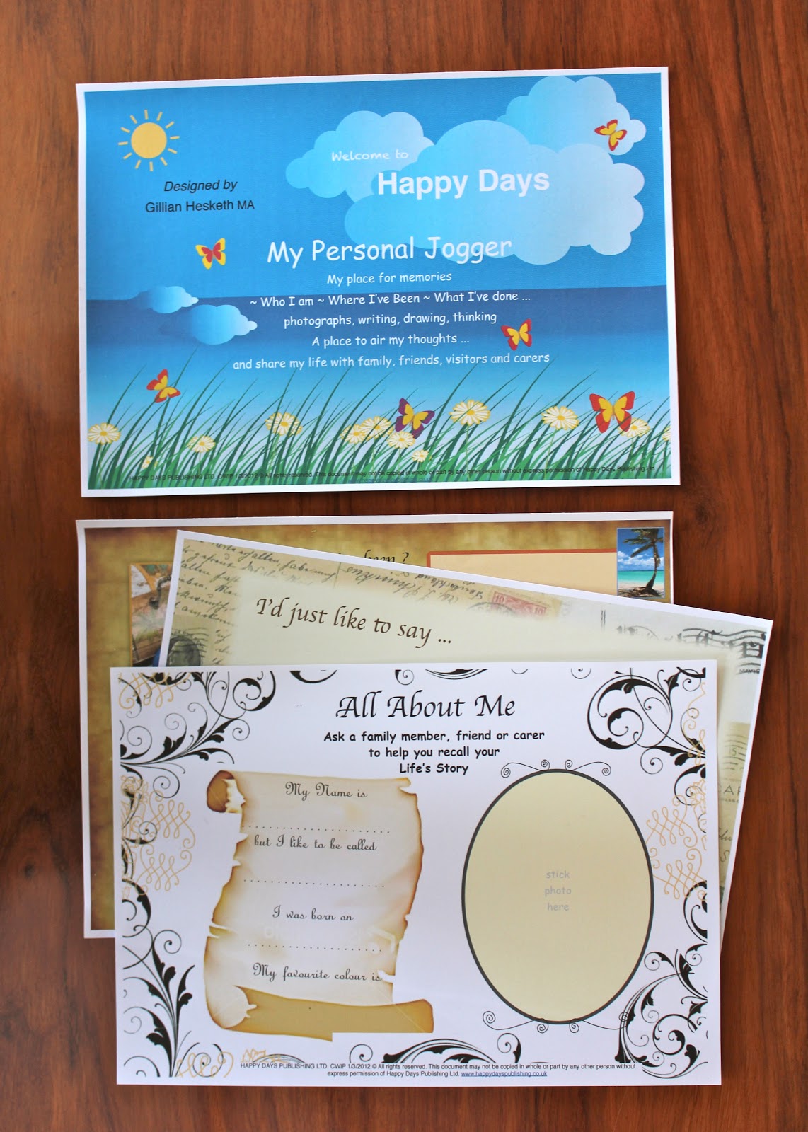 Happy Days Publishing ........ Creative Caring ........ Dementia ...