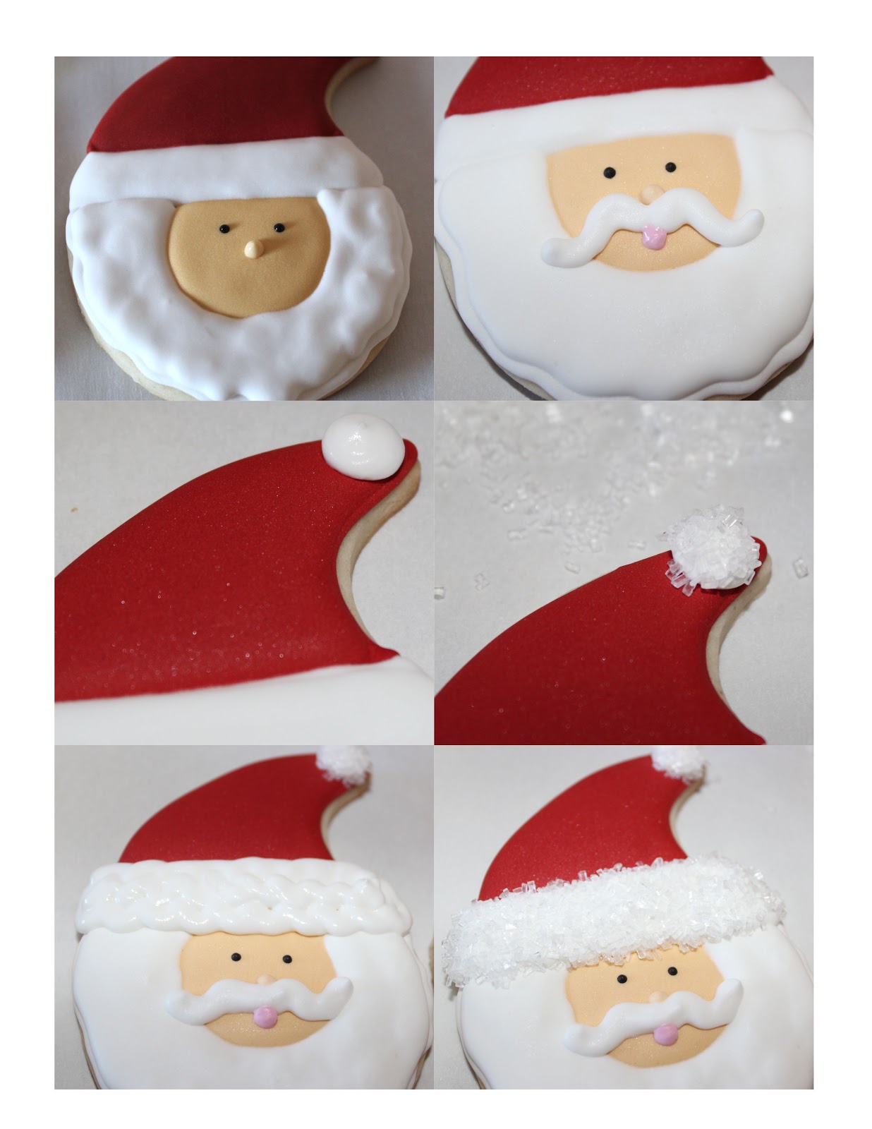 Baking in Heels: Santa Claus Cookies