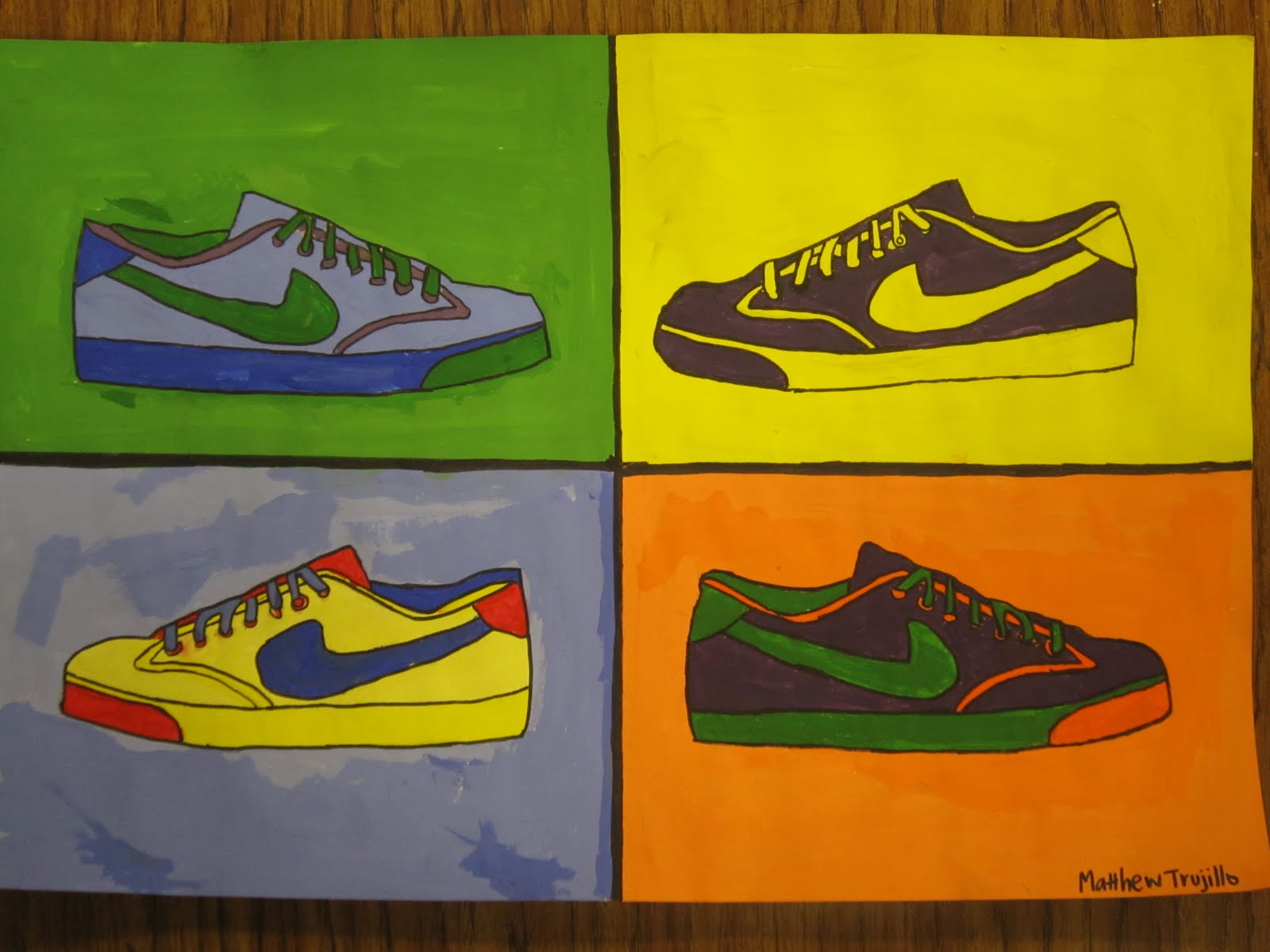 Mrs. Wille's Art Room: andy warhol inspired pop art paintings