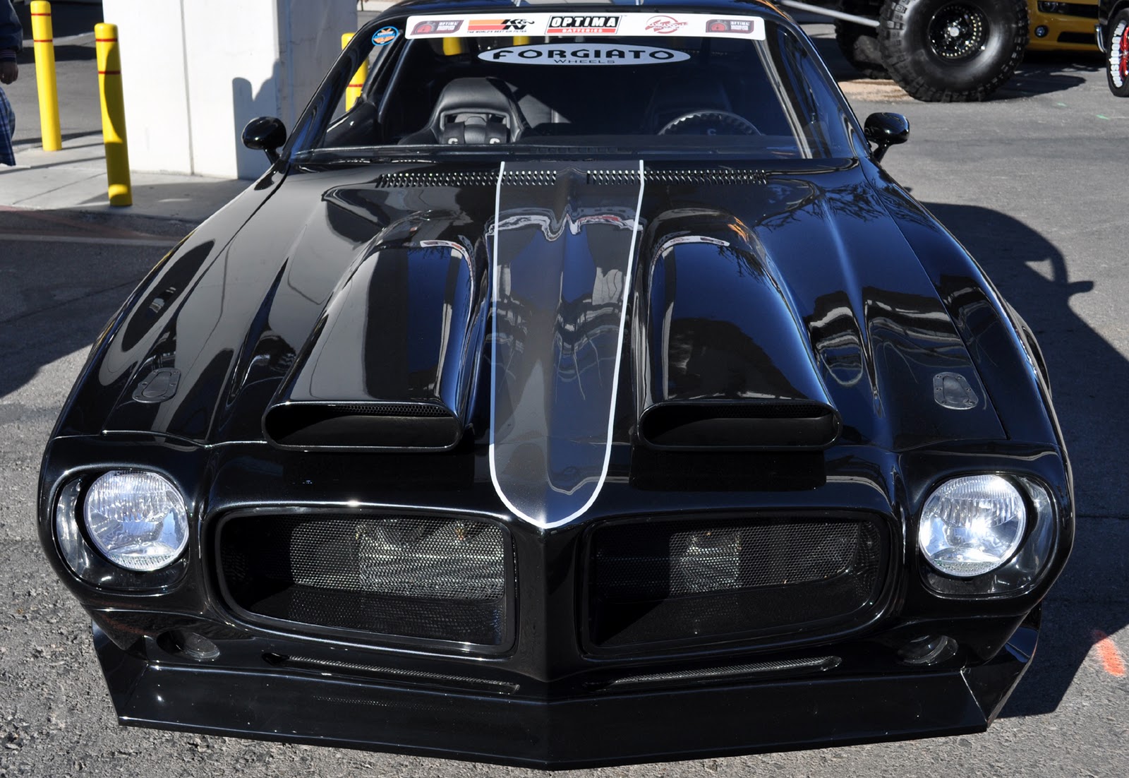 Just A Car Guy: comparison of the hood scoops of a factoy hood scoop on ...