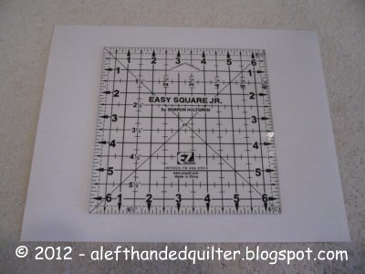 A Left-Handed Quilter: LHQ - Review - Ruler - Easy Square Jr.
