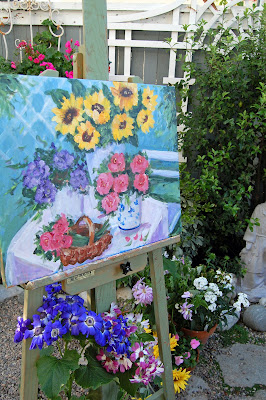 My Painted Garden: Celebrating Spring With Art In The Garden