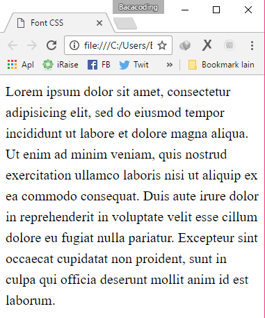 Cara mengatur Font/Tulisan dengan CSS (Typography) ~ Domo Teknologi
