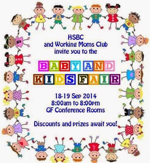Manila Shopper: Baby & Kids Fair at HSBC Centre BGC: Sept 2014