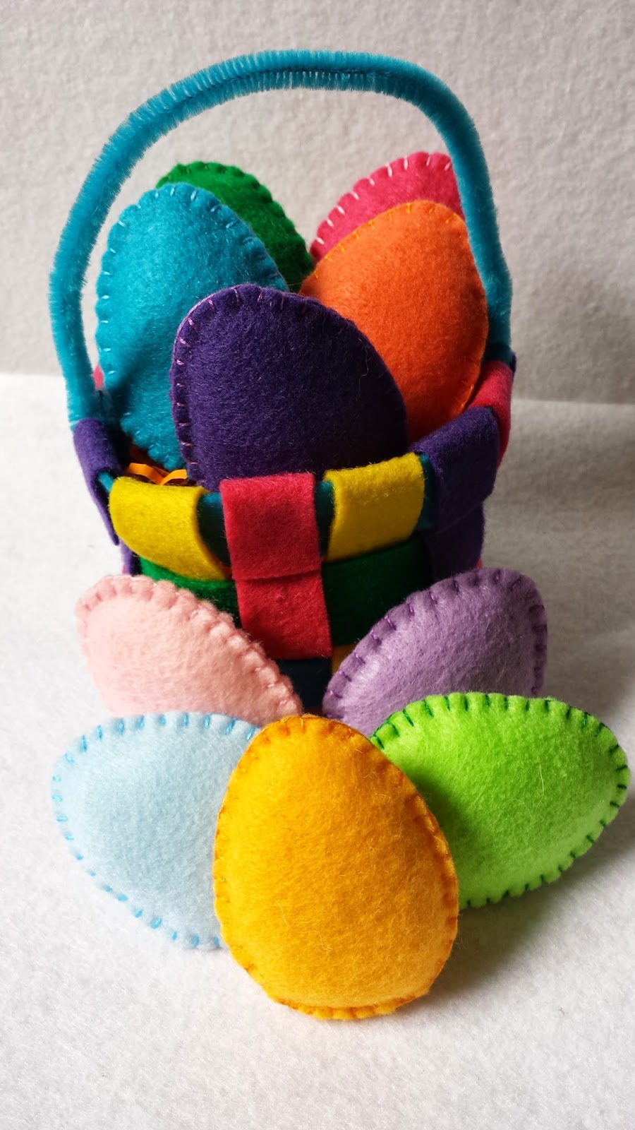 Munchkin and Bean: Woven Felt Baskets