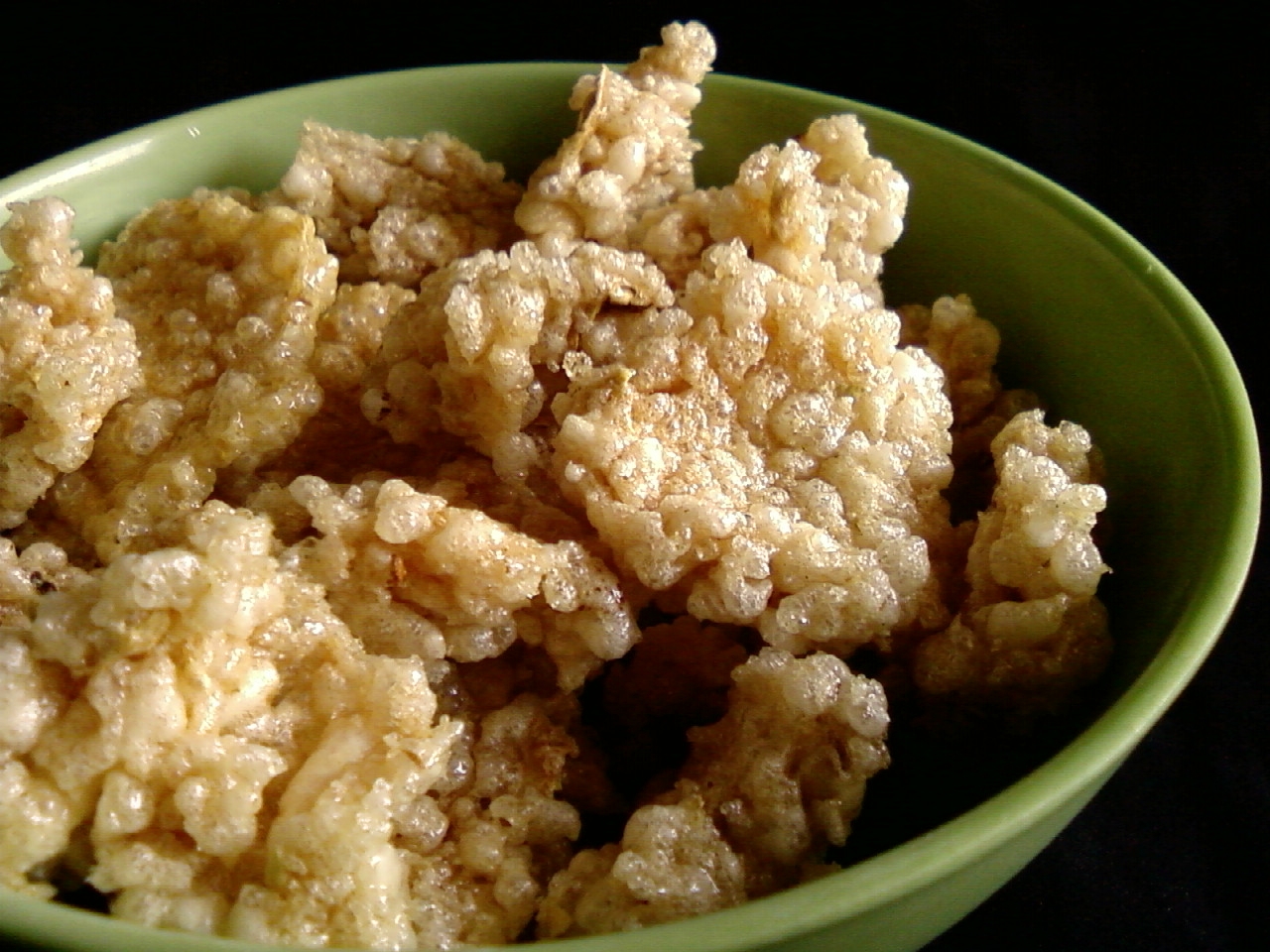 Borugula Vadiyalu ~ Puffed Rice Fryums - Blend with Spices