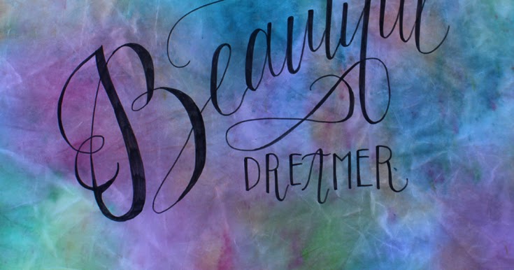 Calligraphy on Fabric with a Lightbox!