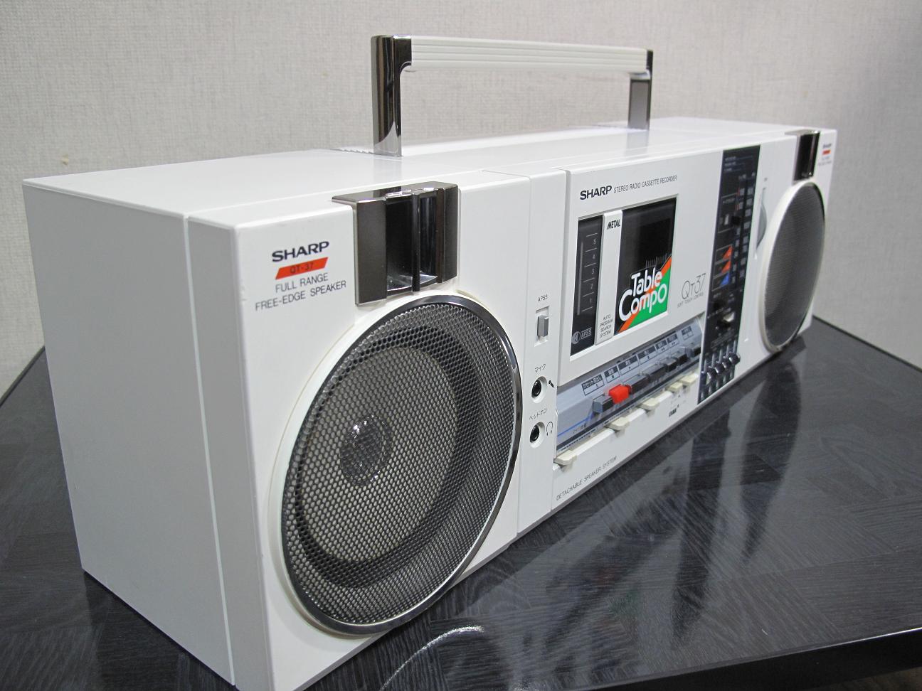 狂乱Nonaha日記: オシャレなコンポラジカセ！ SHARP QT-37