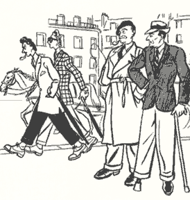 "Tweedland" The Gentlemen's club: Zazou, one of the first youth ...