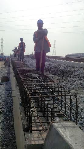 Photos: Work in progress on light rail system construction in Lagos