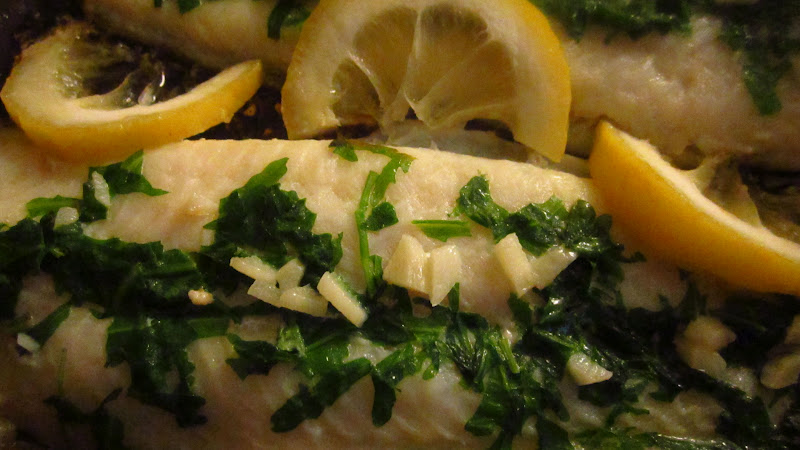 Pangasio aglio olio e... rucola da i cuochi di lucullo su Akkiapparicette