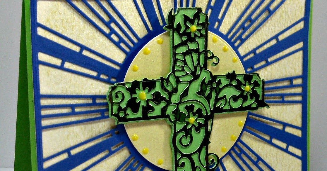 Karen's Kreative Kards: Tonic Studios New Life Cross Card