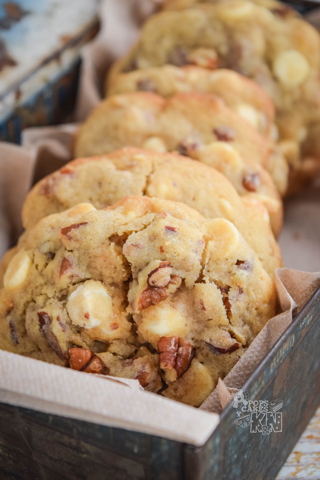 Galletas de chocolate blanco y nueces - Vanilla & Berries