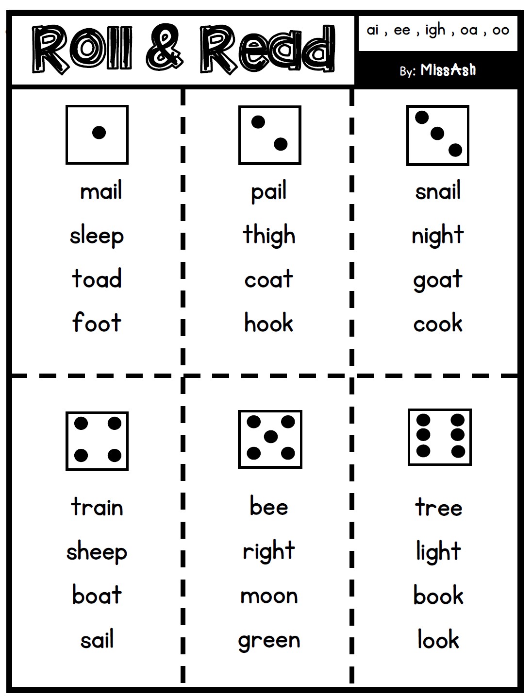 ASH THE TEACHER: PHONICS YEAR 1 L16-L21