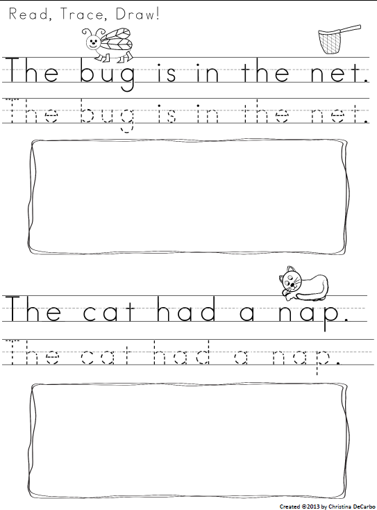 Let's Read and Write! Handwriting for Beginning Readers - Miss DeCarbo