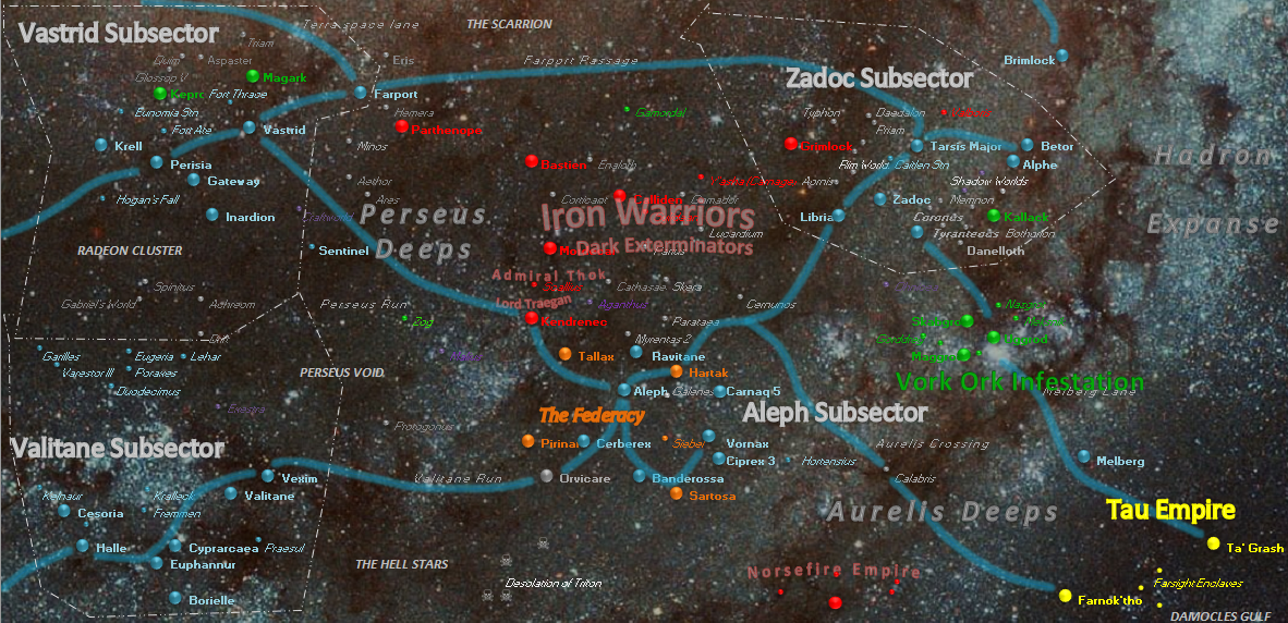 Aleph Sector 40K Campaign: Timeline