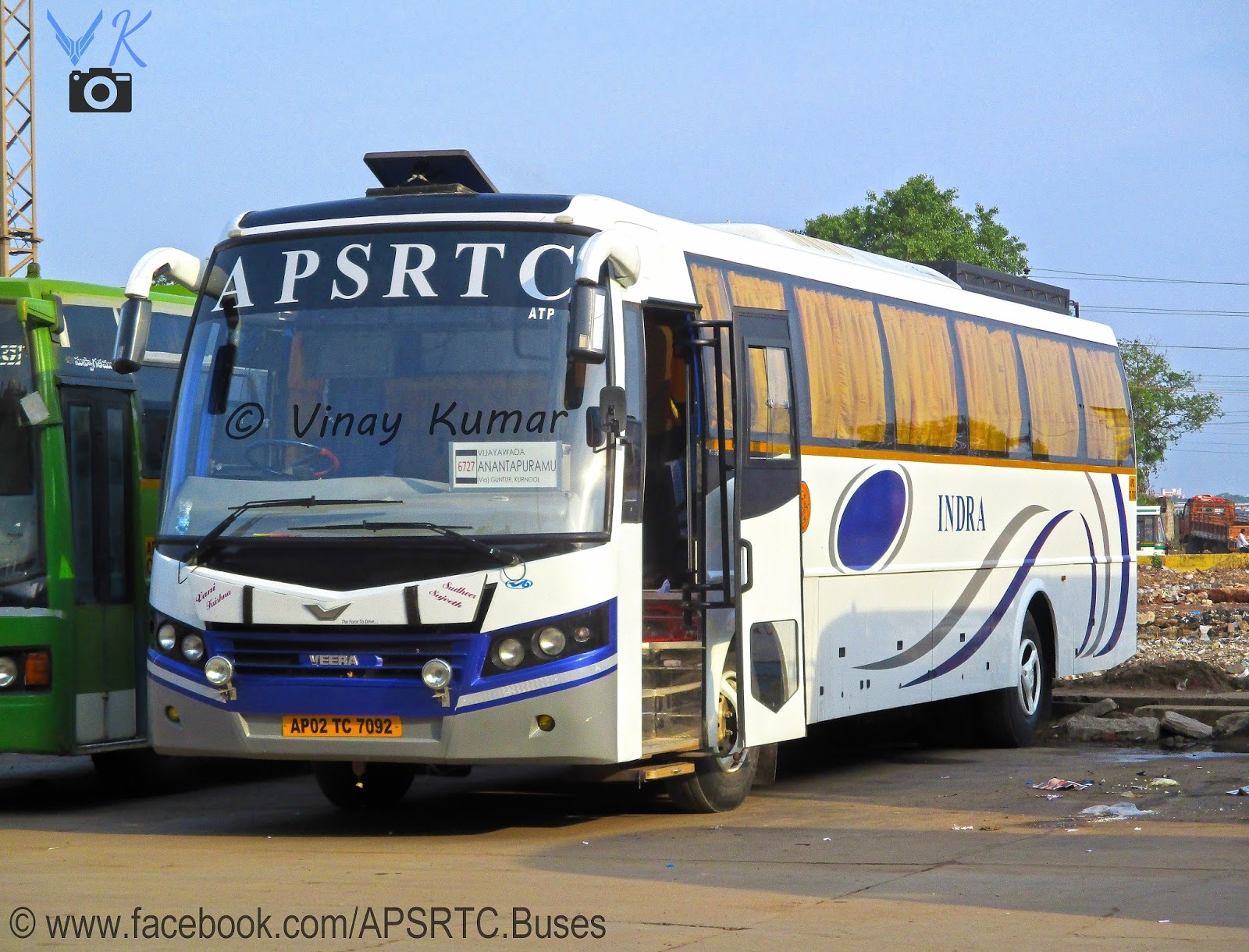 APSRTC New INDRA A/C Buses