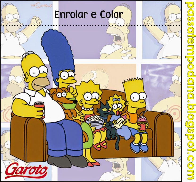 The Simpsons Free Printable Candy Bar Labels. - Oh My Fiesta! in english