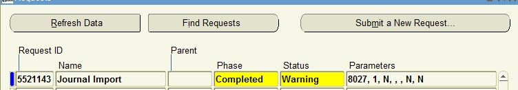 Oracle PL/SQL Startup: GL INTERFACING (JOURNAL IMPORT PROGRAM)